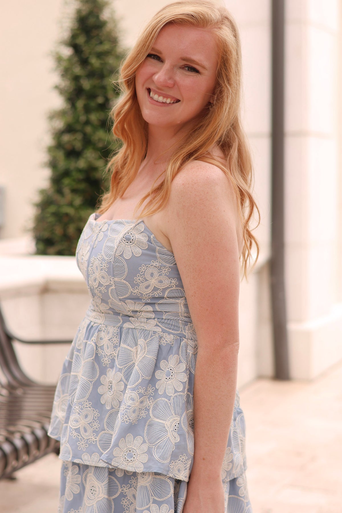 Kennedy Rae Cotton Party Midi Dress – Savannah Taylor